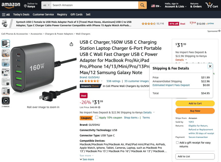 Does Amazon Ship to Kenya? (How To, Fees, and More)