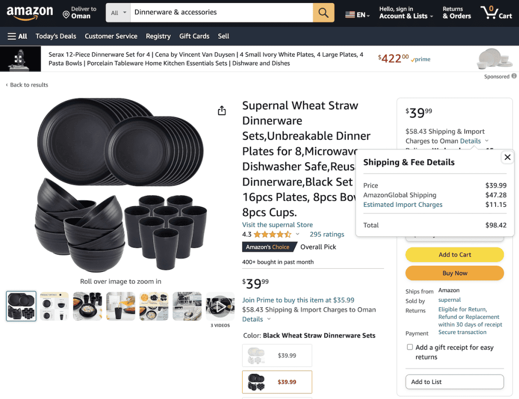 Does Amazon Ship to Oman? (How To, Fees, and More)