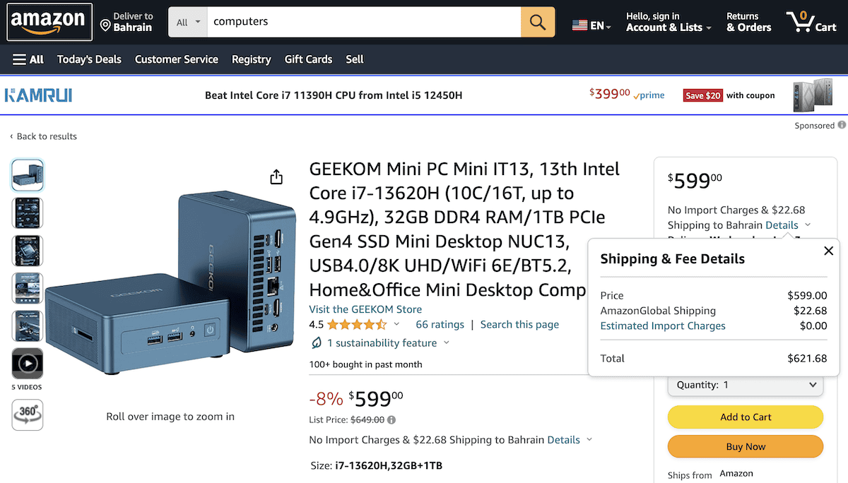 Does Amazon Ship to Bahrain? (How To, Fees, and More)