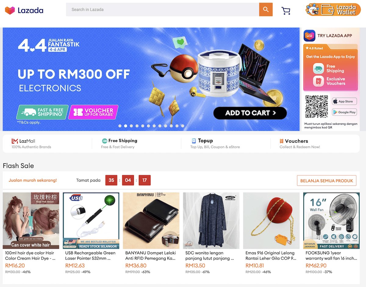 6 Best Online Shopping Sites in Malaysia